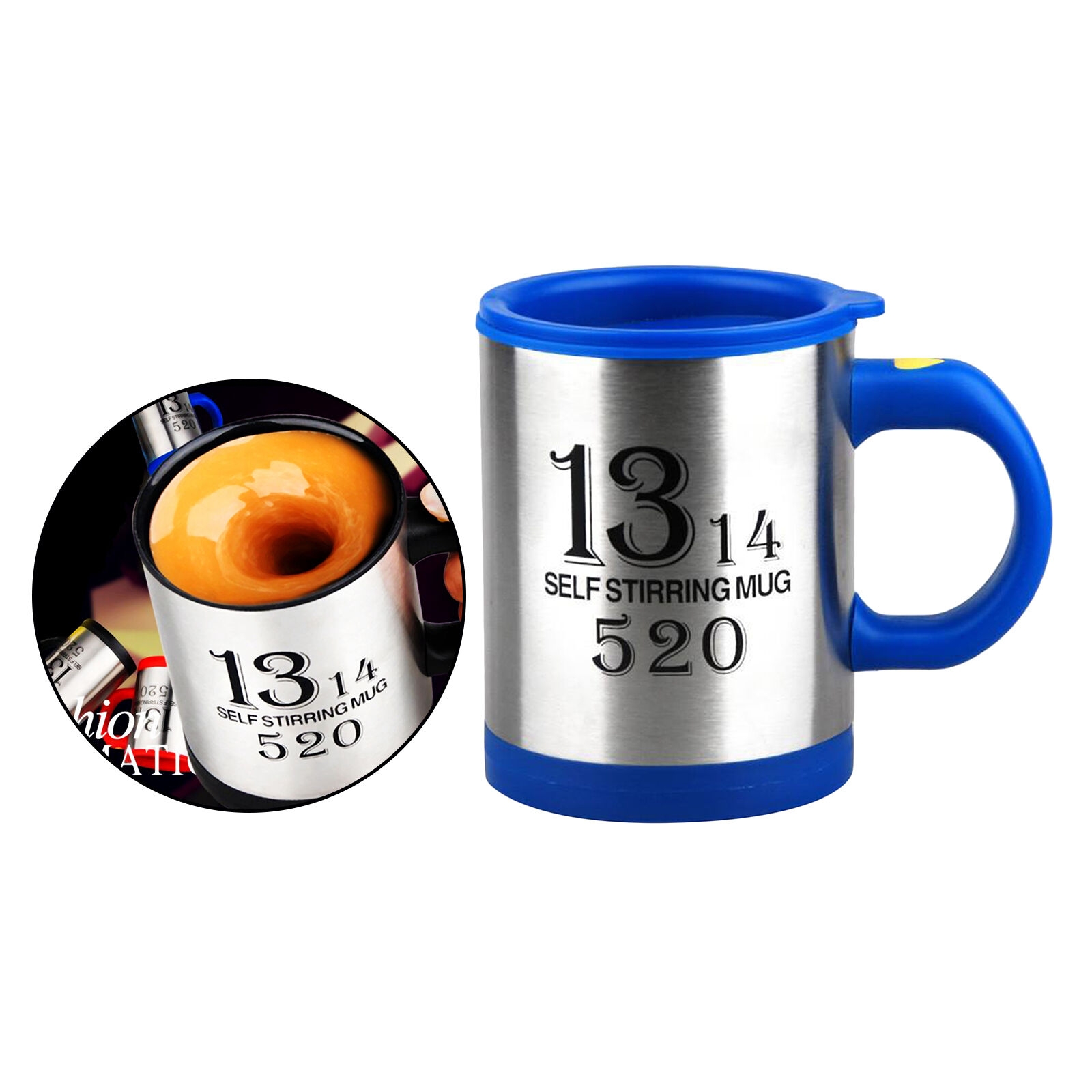 Self Stirring Mug Tasse à café électrique en acier inoxydable avec auto ...