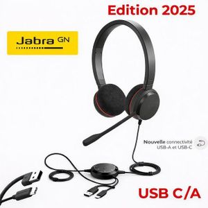Jabra Evolve 20 USB C/A MS Stereo Micro-casque