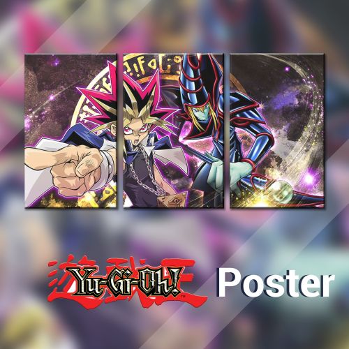 Generic Tableau Decoratif Yu-Gi-Oh! Yugi Dark Magician Anime - Mural ...