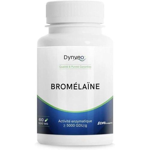 Dynveo Lab Bromélaïne Pure - Haute Activité Enzymatique 5000 GDU/g - 60 ...