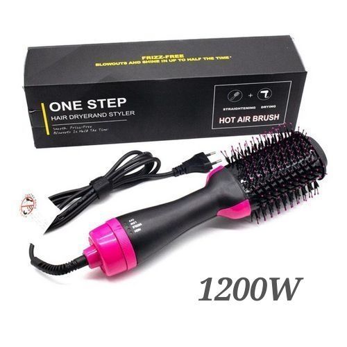 One Step Brosse Electrique 1200W 3 EN 1 Lisseur + Boucleur + Sèche ...