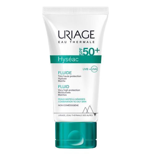 Uriage Hyséac écran solaire fluide pour la peau normale,mixte à gras 50 ...