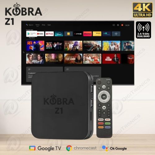 Kobra Tv Box Android 4k-Ultra Hd Dual Wifi Télécommande Bluetooth - Z1 ...