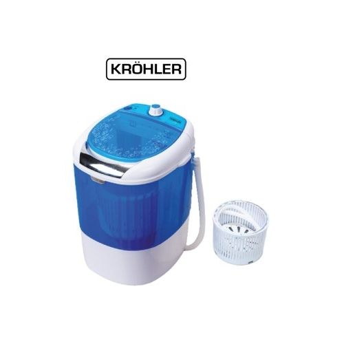 KRÖHLER Machine à Laver 3Kg Semi-Automatique
