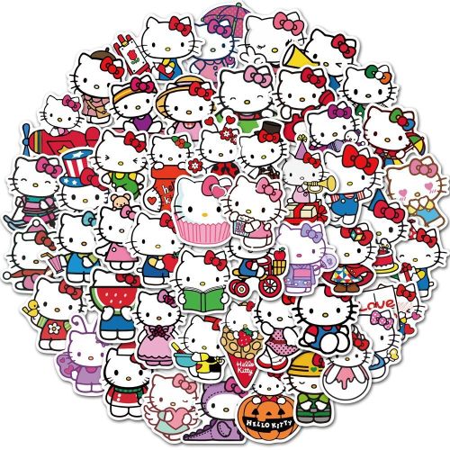 Generic Hello Kitty Sticker Toys for Girls Kawaii Stickers Cute Sticker ...