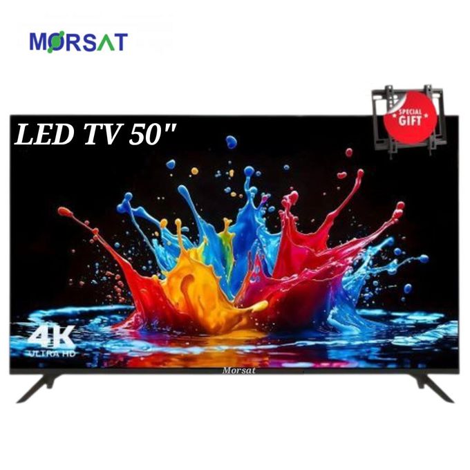 MORSAT Smart TV 50" Android 14 4K UHD - Récepteur Intégré + TNT + HDMI ...