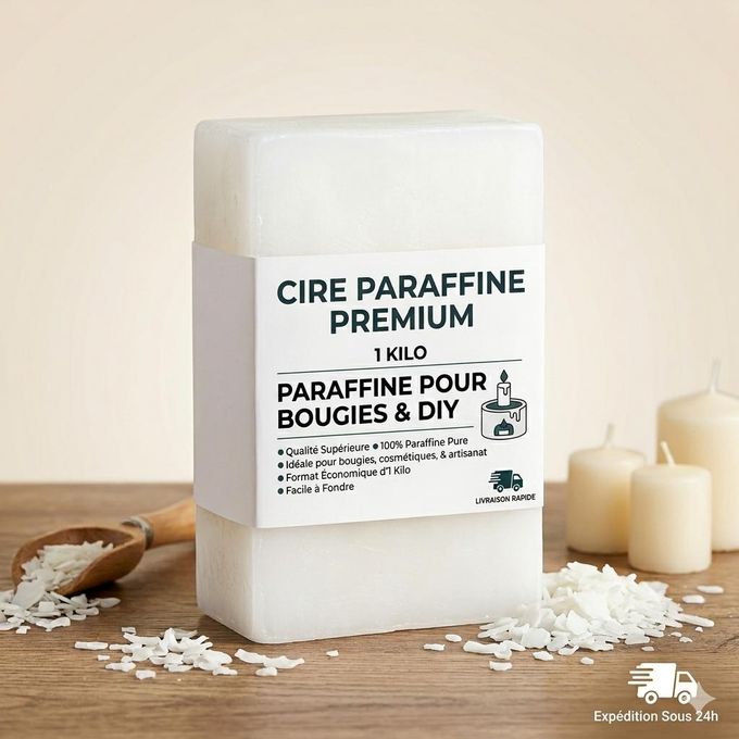 Generic Cire de Paraffine Premium (1 Kg) – Haute Qualité pour Bougies ...