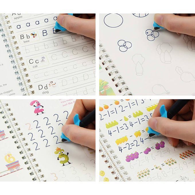 Generic 4 Cahier de calligraphie Anglais alphabet, math, Nombres ...