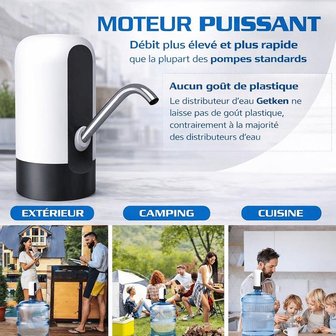 Generic Pompe Distributrice dEau Electrique Universelle – Rechargeable ...