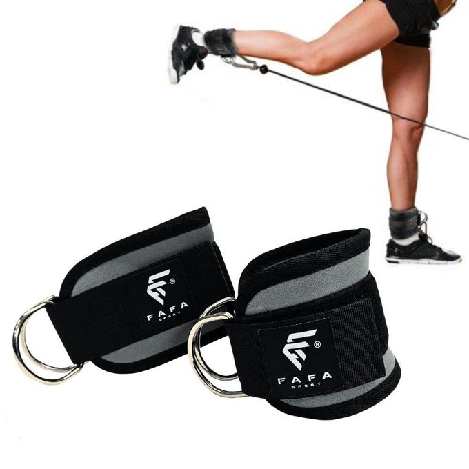 FAFA SPORT Sangles de Cheville Réglables Pro | Exercices Jambes et ...
