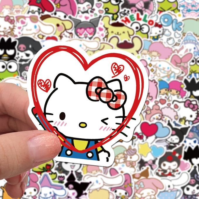Generic stickers Mixed Cartoon Sanrio Cute Hello Kitty