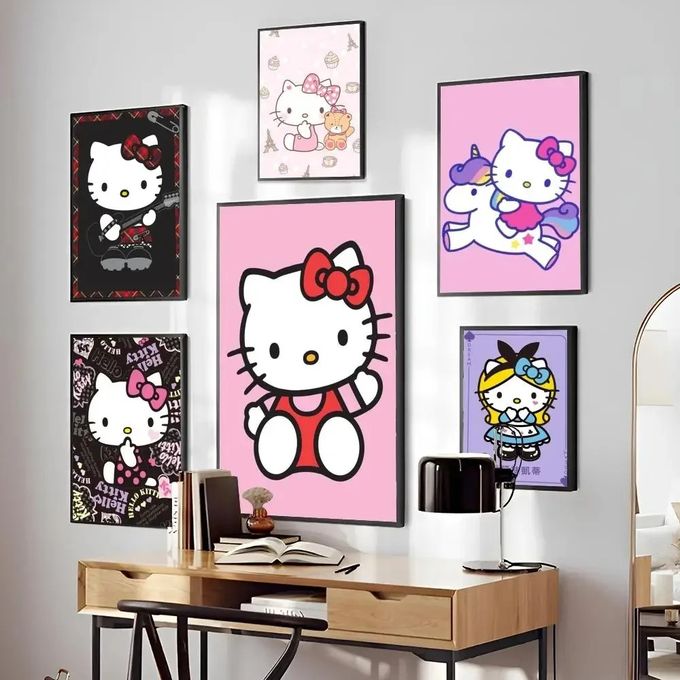 Generic 6 Poster A5 Kawaii Hello Kitty Cartoon Cute Poster à prix pas ...