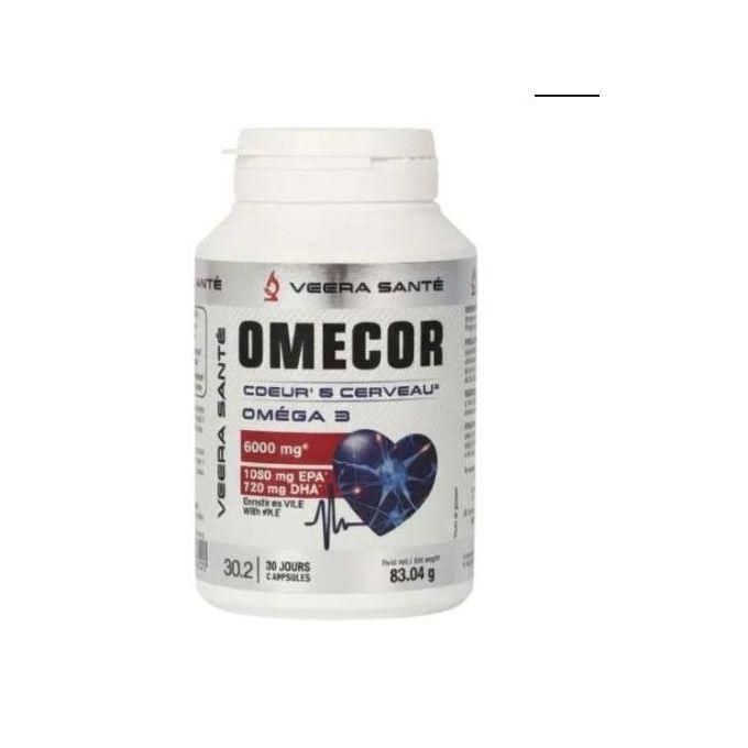 Veera OMECOR OMEGA 3 60 CAPSULES à prix pas cher