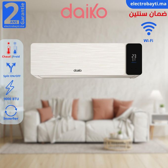 Daiko Climatiseur Inverter Split - 9000BTU - Smart WIFI à
