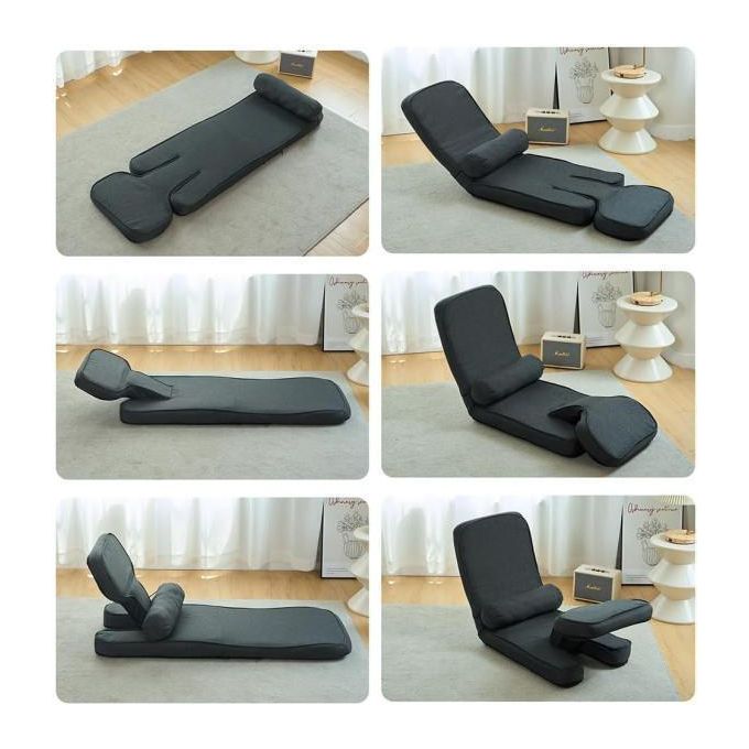 Generic Chaise de Sol Pliable avec Dossier Réglable et