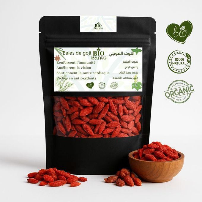 BIO SANTE Baies de goji origine contrôlée énergie et tonus 200 g à prix ...