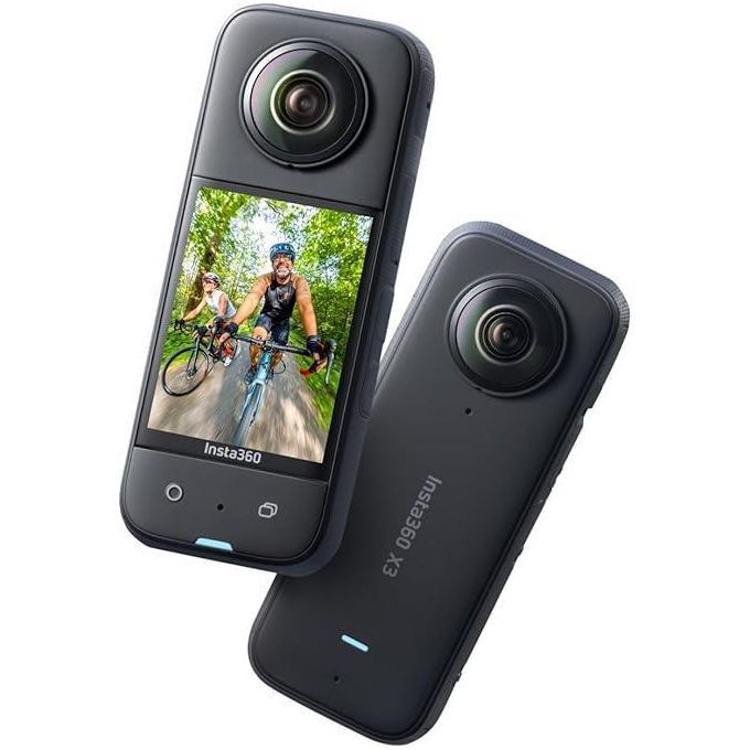 INSTA Caméra Insta360° X3 Sport Étanche IPX8 – Double