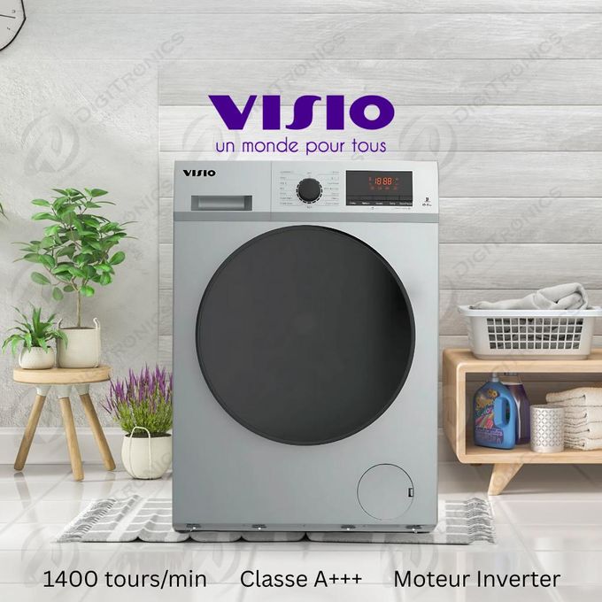 Visio Machine à laver Inverter 10 Kg, 15 Programmes, 1400 T/min, A+++ à ...