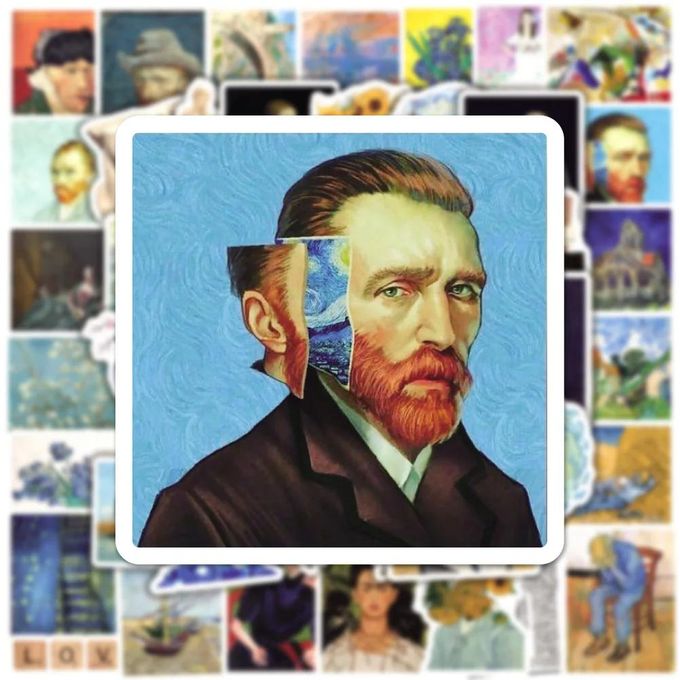 Generic Aesthetic World Painting Artwork Stickers Da Vinci