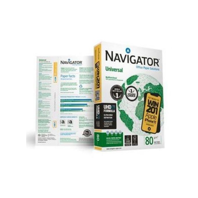 Navigator Lot de 5 ramettes papier A4 blanc Universal