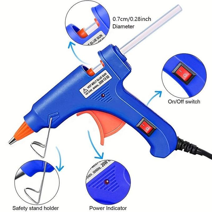 Generic ELG TOOLS Pistolet a Colle Thermofusible