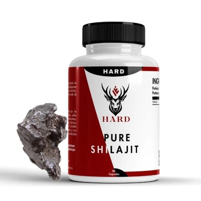 Hardman Shilajit Pure 30 Capsules d'extrait de Shilajit, Supplément de ...