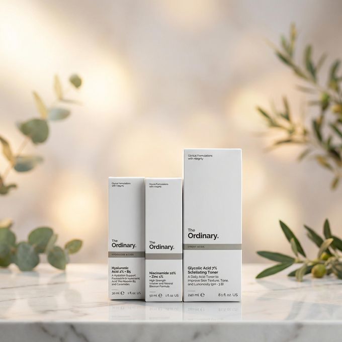 Generic The Ordinary Pack Essentiels Éclat Hydratation à