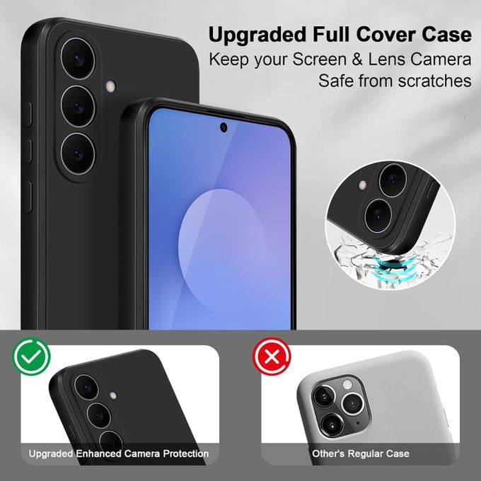 Generic Coque Silicone pour Samsung Galaxy S25 FE 5G noir à prix pas ...
