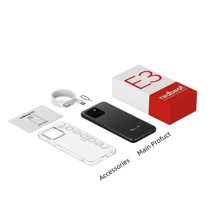 redbeat smartphone E3 écran 6.6", 12 Go (6+6 extensible) de RAM 256 Go ...