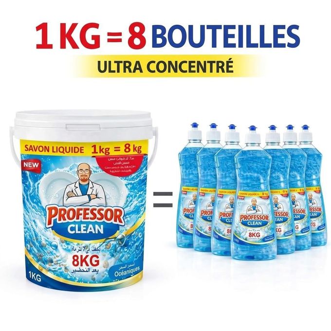 Professor Clean Pack 3 Sceaux Liquide Vaisselle Ultra