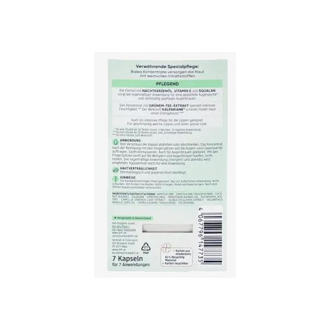 Dm Balea Ampoule Concentré d'acide hyaluronique, 7 capsules à prix pas ...