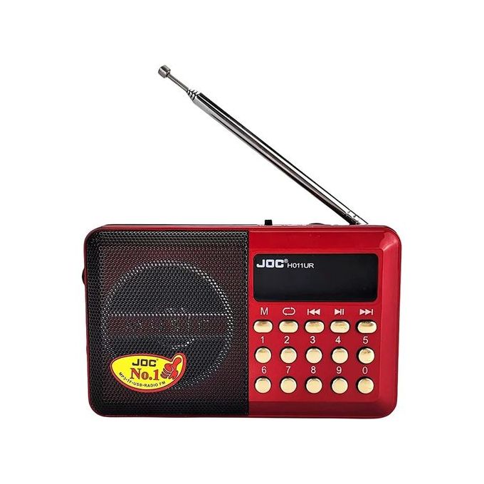 Joc Radio FM haut-parleur numérique portable Fm Radio Rechargeable à ...