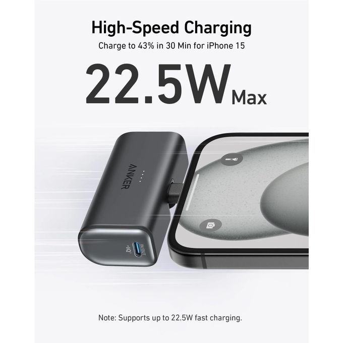 Anker Batterie externe Nano (22.5W, Connecteur USB-C
