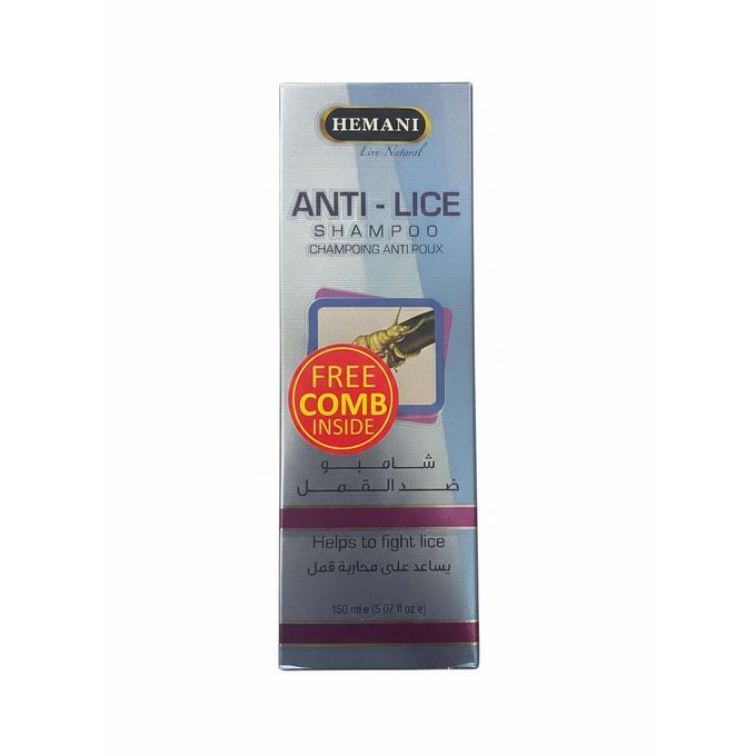 Hermani Shampooing Anti-Poux – Soin Capillaire – Peigne Inclus – 150 ml ...