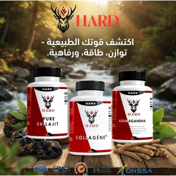 Hardman Pack X3 Équilibre, Énergie et Bien-être, shilajit & ashwagandha ...