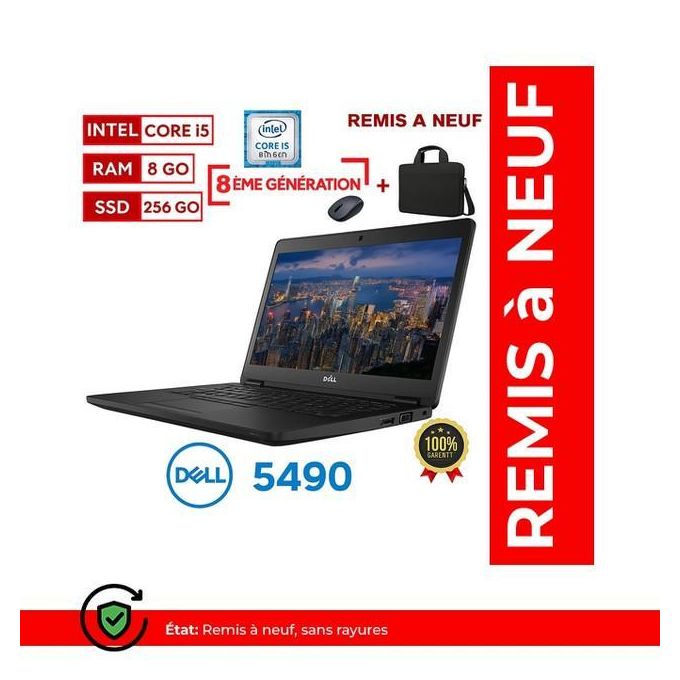 DELL Ultraportable Latitude E5490- 14" - Intel Core i5--8ÈME GÉNÉRATION ...