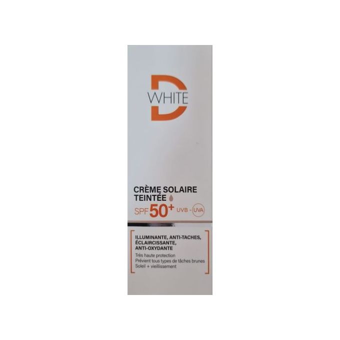 2 White DWHITE CRÈME SOLAIRE TEINTÉE SPF50+ PROTECTION ET ANTI TACHES ...