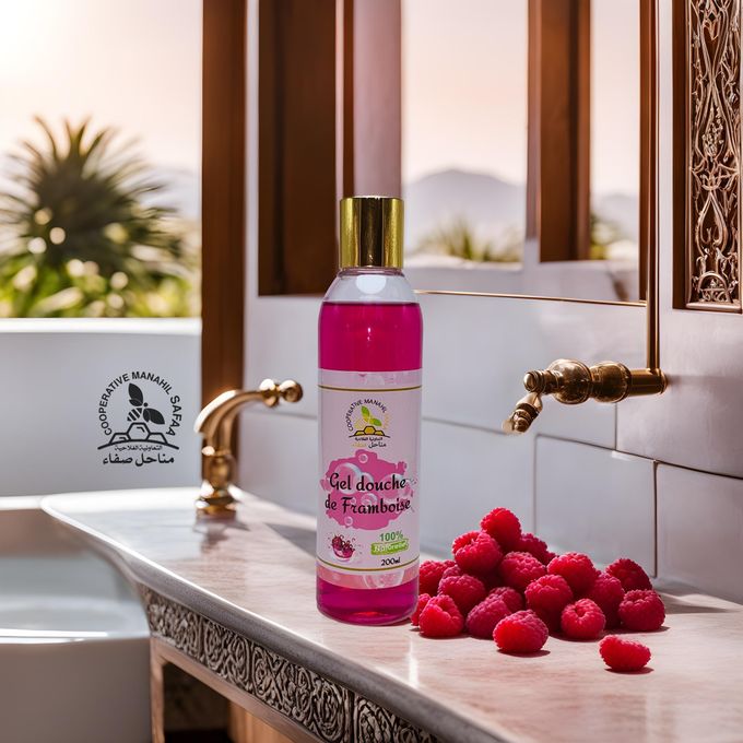COOPERATIVE MANAHIL SAFAA Gel douche à la framboise 200 ml