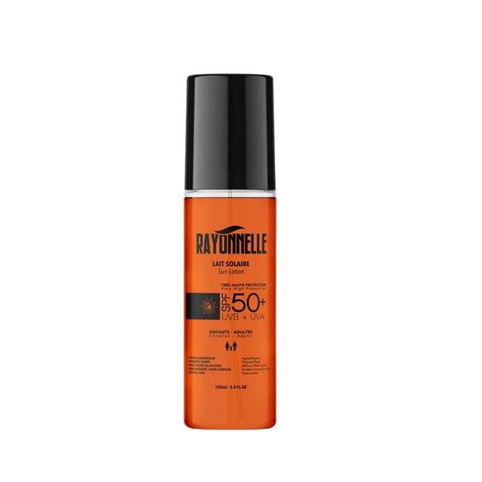 RAYONNELLE Lait solaire SPF 50+ 150 ml à prix pas cher
