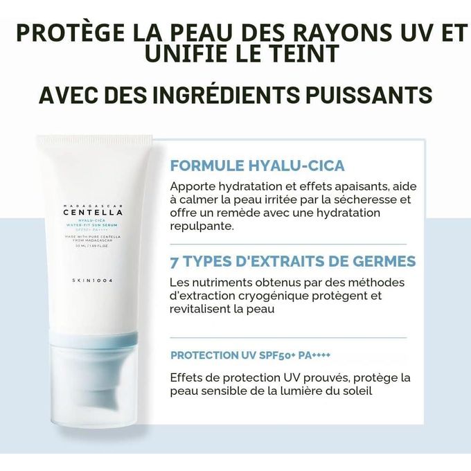 Centella SKIN 1004 Madagascar Hyalu-Cica Water-Fit Sun