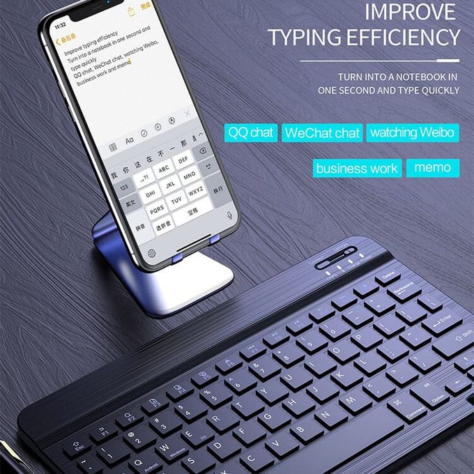Kaku Wireless Keyboard Bluetooth Portable 10 INCH Compatible with All ...