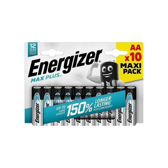 Energizer AA Alkaline Max Plus Batteries, 10 Maxi Pack PILES à prix pas ...