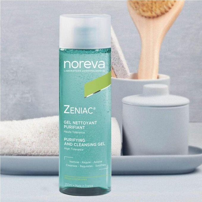 Noreva ZENIAC GEL NETTOYANT PURIFIANT HAUTE TOLÉRANCE LED PEAUX A ...