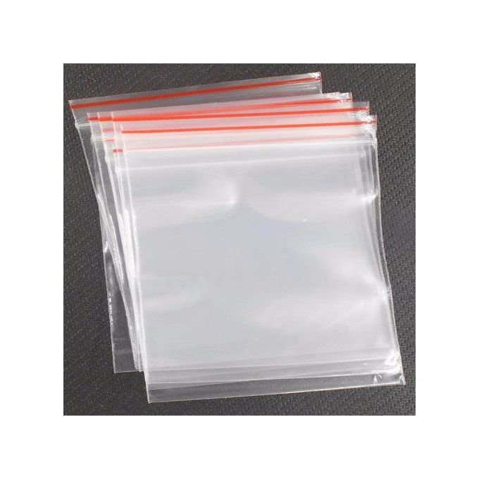 Generic 100 x sachets d’emballage zip transparent 8 cm x 12