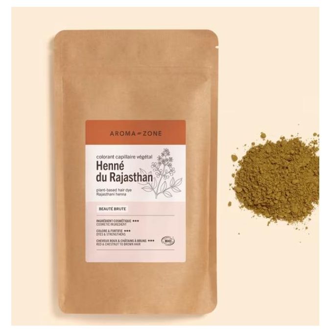 aromazone Colorant Capillaire Végétal Henné Du Rajasthan