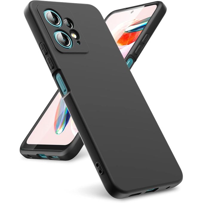 Case Pochette Silicone pour xiaomi redmi note 12 4G :noir à prix pas ...
