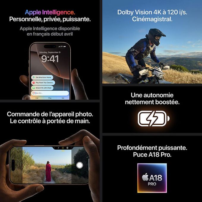 Apple iPhone 16 Pro Max - 1TB - Desert Titanium - eSIM