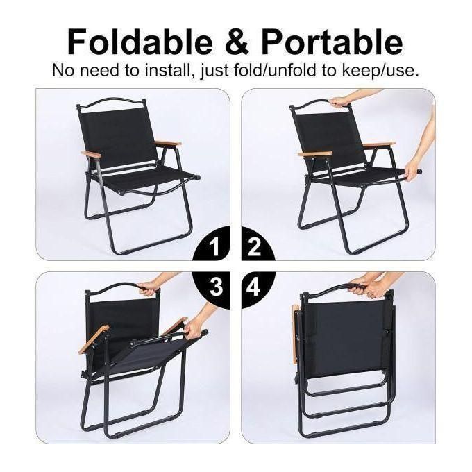 Generic Chaise de camping pliante, légère et robuste pour