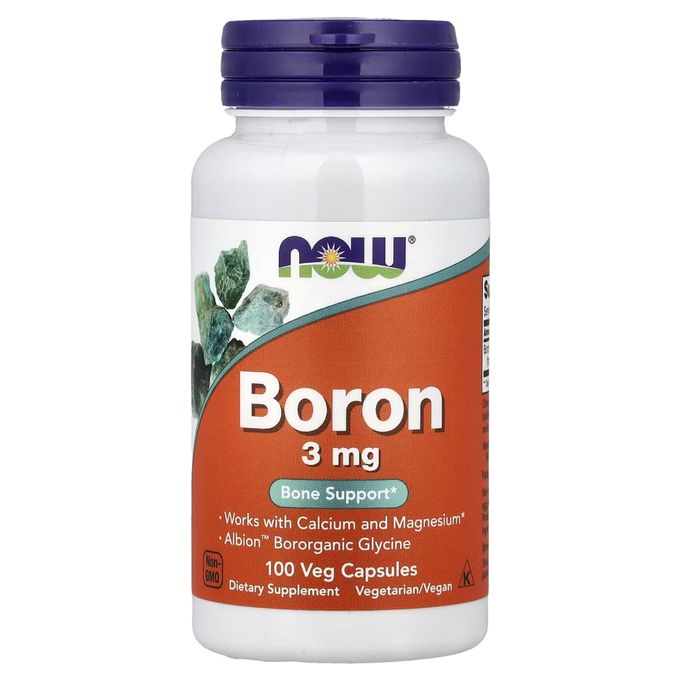 Now Foods Bore 3 mg, 100 Capsules Végétariennes - Os, Articulations ...