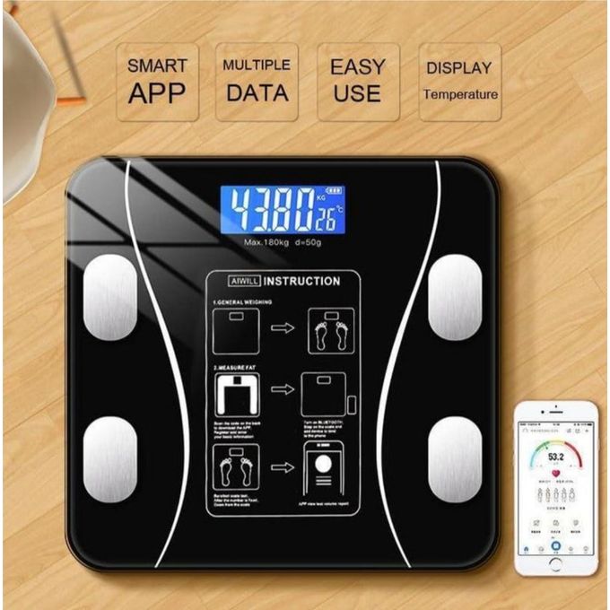 Generic Balance Connectée Intelligente Bluetooth - Pèse-personne ...